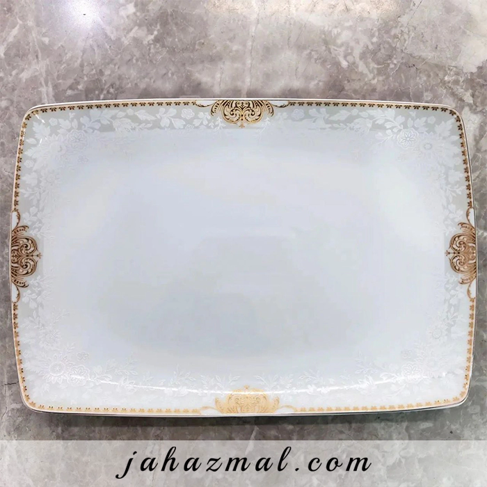 سرویس چینی پردیس طرح سالوت 105 پارچه 12 نفره - فروشگاه اینترنتی جهازمال